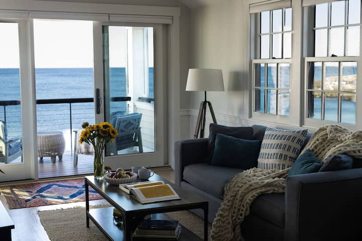 Oceanfront Retreat W/ Deck & Parking - Massachusetts