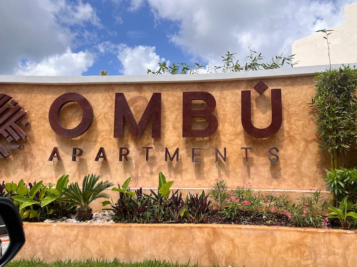 New Modern And Cozy Apartment With Pool View Ombú - Cancún