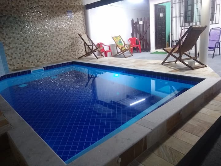 Casa Com Piscina Peruibe. - Peruíbe