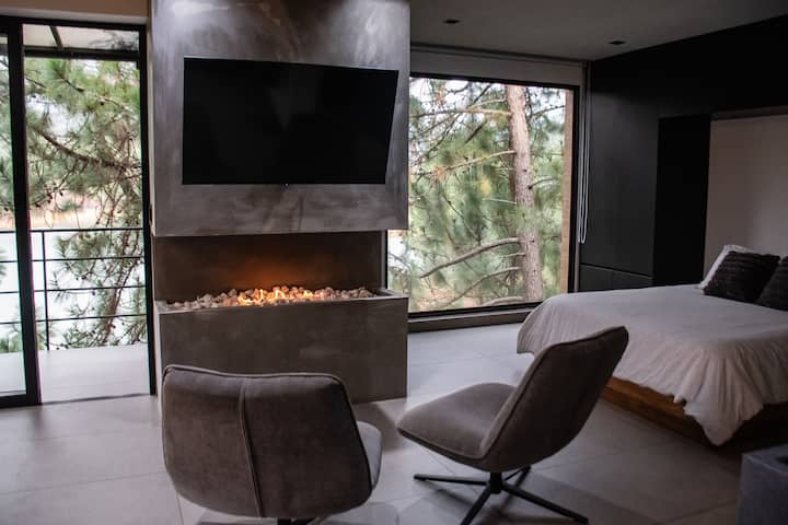 Cabaña Con Vista Al Embalse | Chimenea | Jacuzzi - Colombia