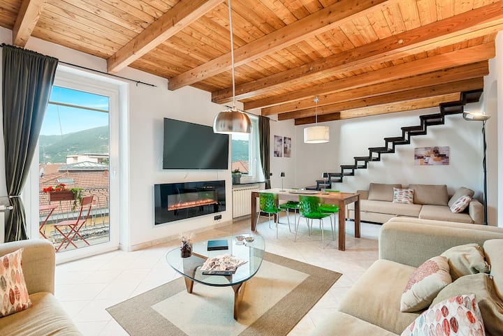 [The Mansarda] 5terre Best Position 3 Letti+a/c - La Spezia