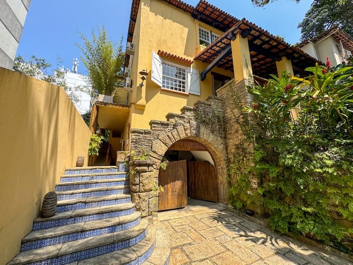 Casa Ampla, Charmosa E Arejada No Alto Da Gavea - Rio de Janeiro