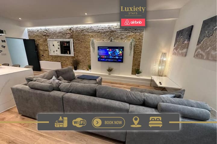 Gorgeous & Stylish 2br City Centre - Luxiety Stays - Southend-on-Sea