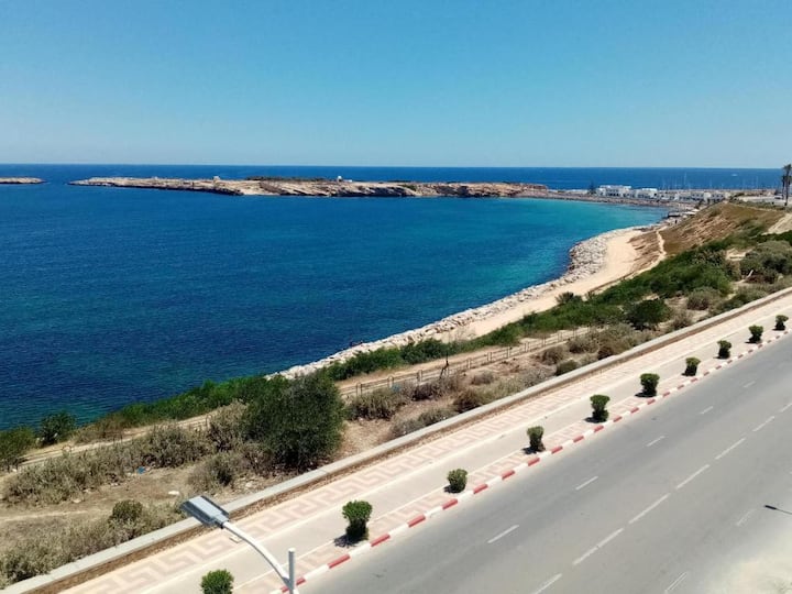 Gorgeous Sea Front S1 In La Falaise - Monastir