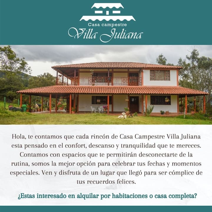 Casa Campestre Villa Juliana Piso 1 - 馬拉加