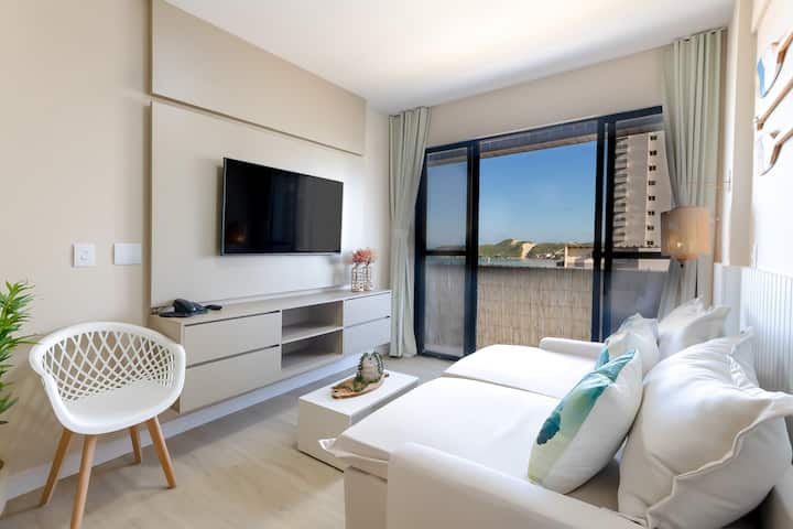 Flat Vista Mar No Coração De Ponta Negra - Natal