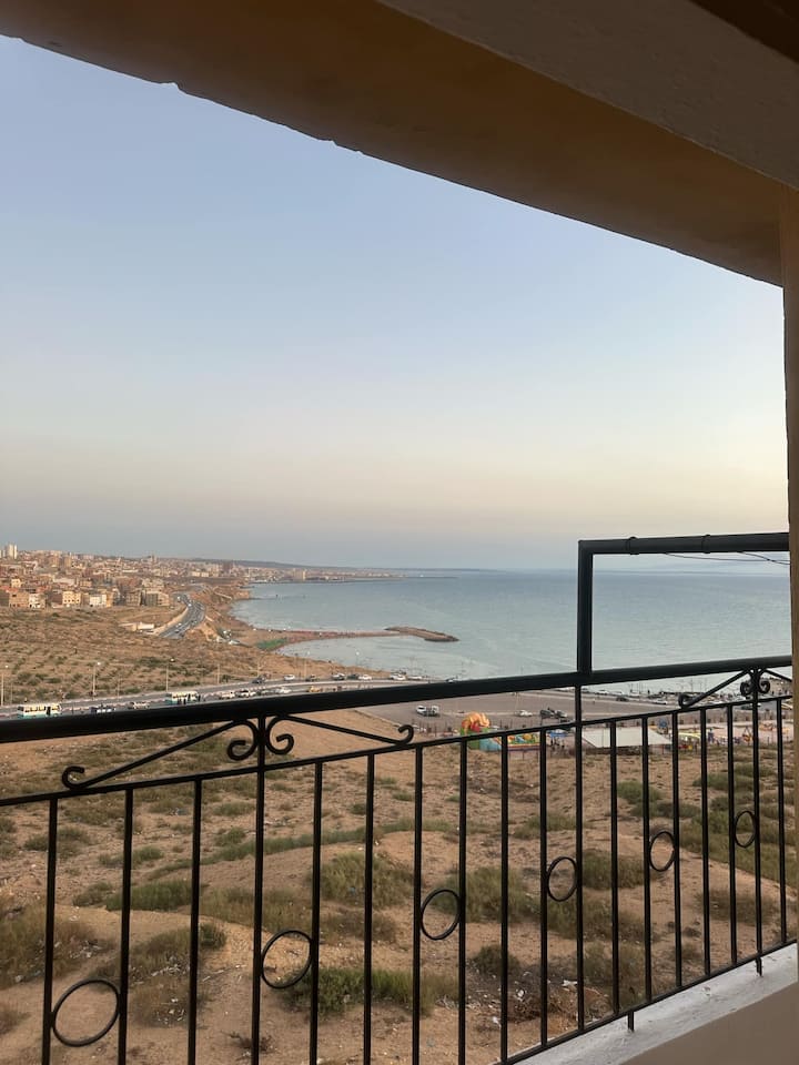 Appart Spacieux, Vue 360° Sur Mer - 알제리