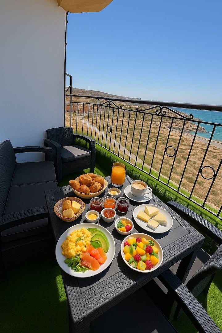 Vue Panoramique - Plage & Attractions à 2 Min - Algerien