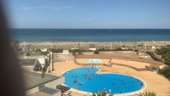 Vue Mer Et Piscine - Le Barcarès