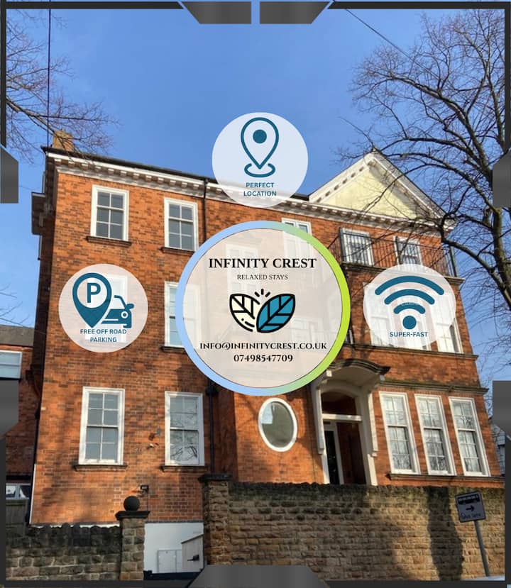 Supersize 2br2bath－contractor－free Parking－5guests - Nottingham