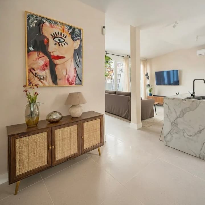Luminous Apartment With A Terrace - Estación de Méndez Álvaro - Madrid