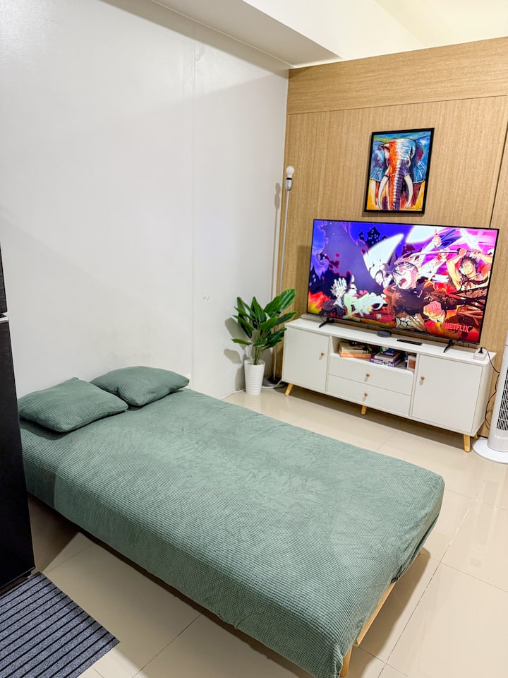 Spacious 1br Unit+balcony Grass T5 Beside Sm North - Quezon City