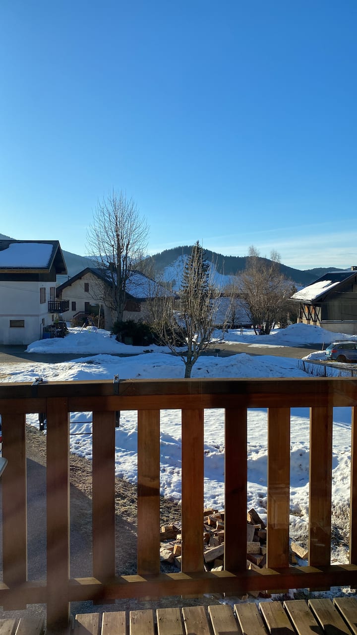 Chalet Chaleureux Plein Sud 6 Personnes. - Autrans