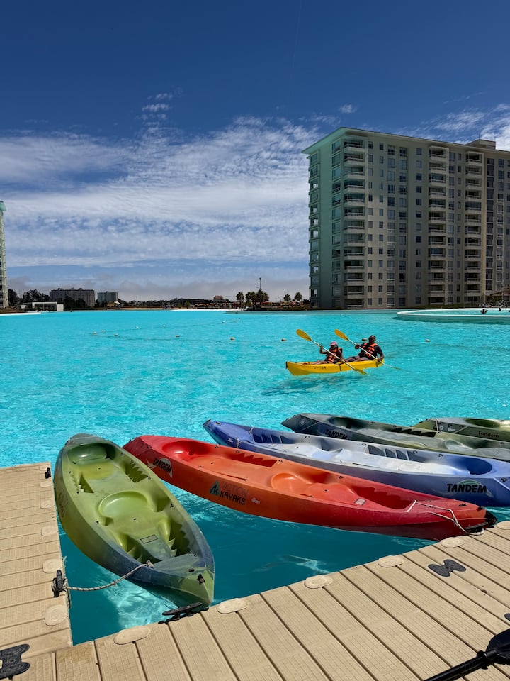 Hermoso Depto Laguna Bahía - Algarrobo