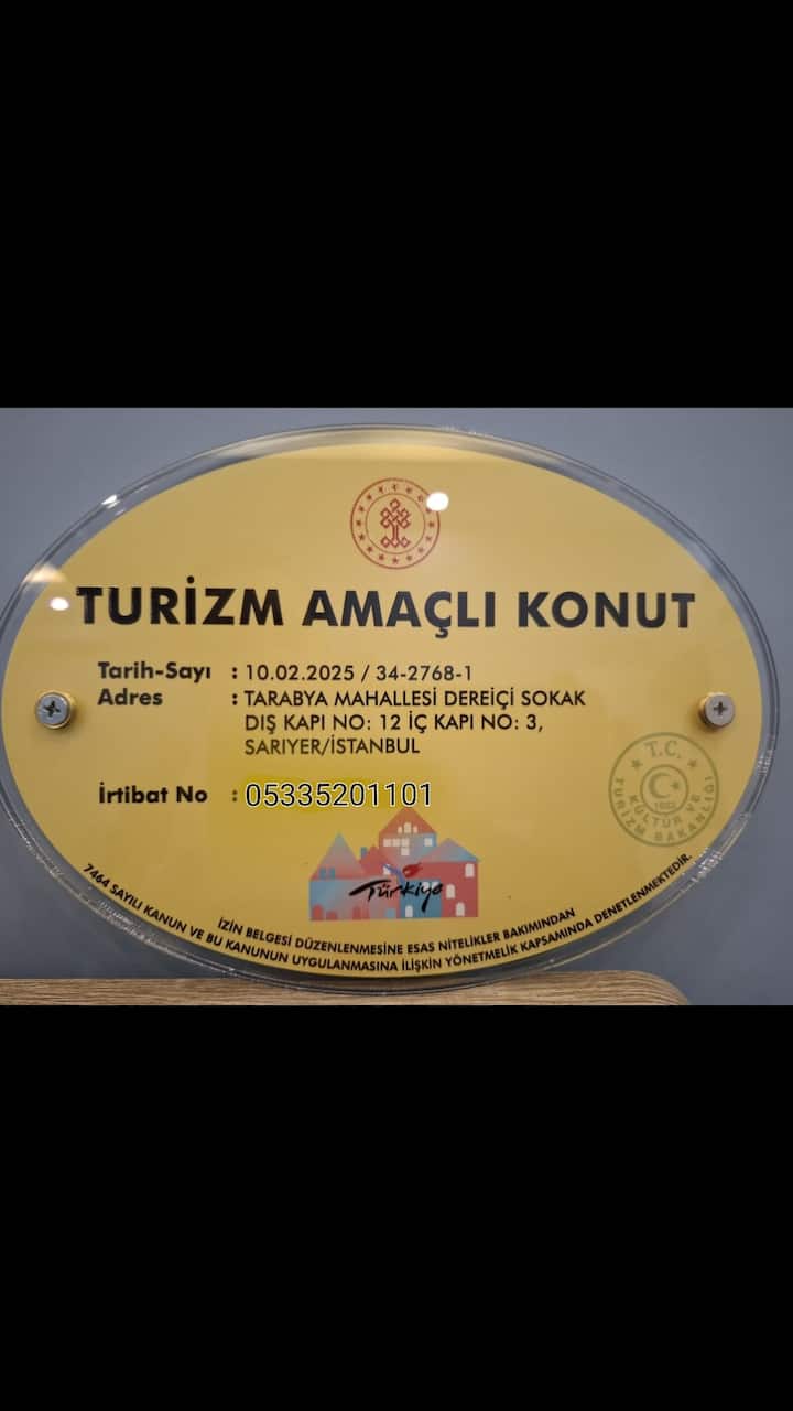 Sahi̇l Ve Metroya Yakın. Tarabya Merkezde Lüx Daire - Riva