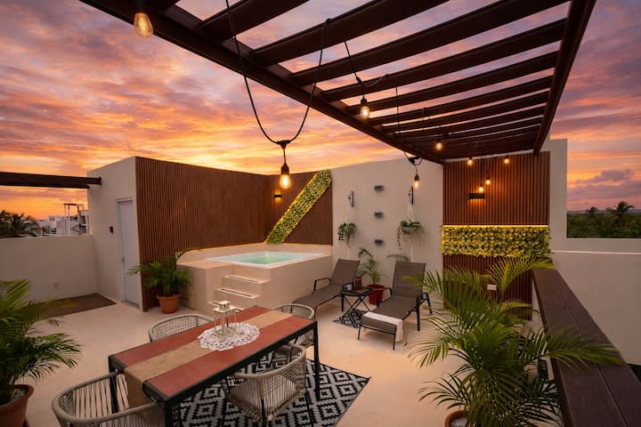 Private Jacuzzi+rooftop+modern Design Punta Cana - Punta Cana