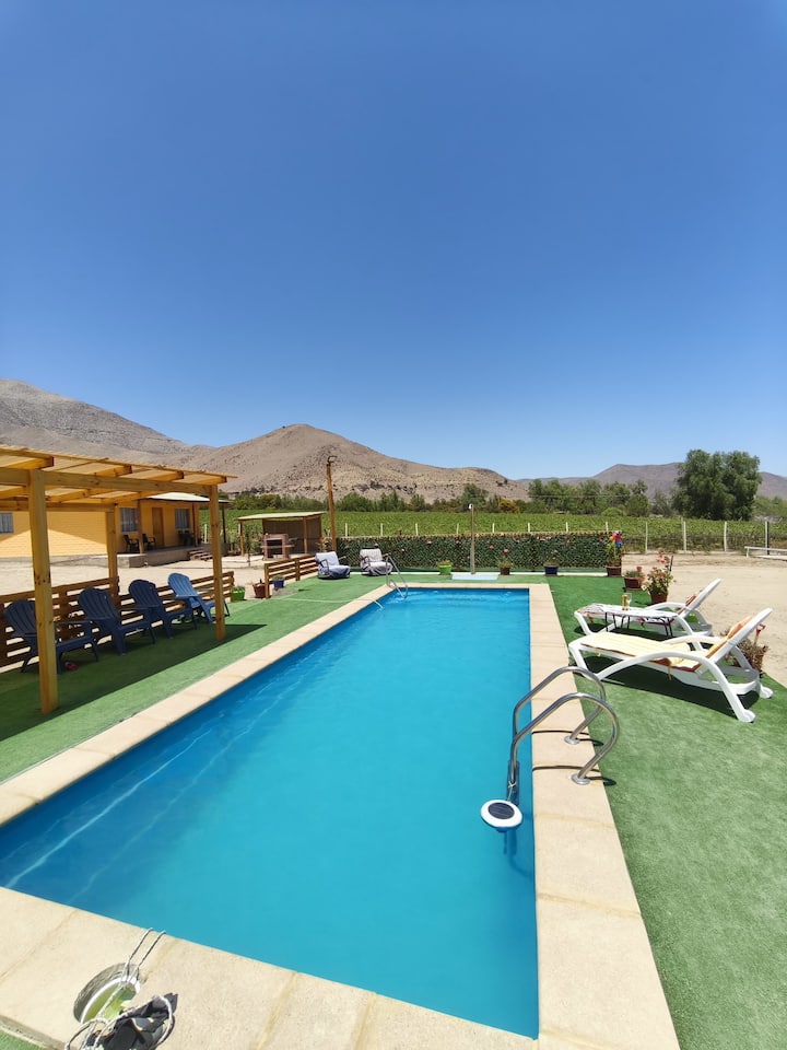 House With 2 Bedrooms, Private Pool And Bbq Grill - Vicuña