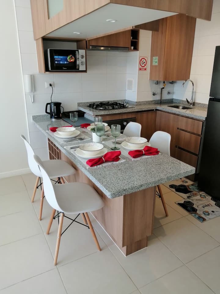 Departamento En Primer Piso Con Wifi –Parque Mar 4 - El Tabo