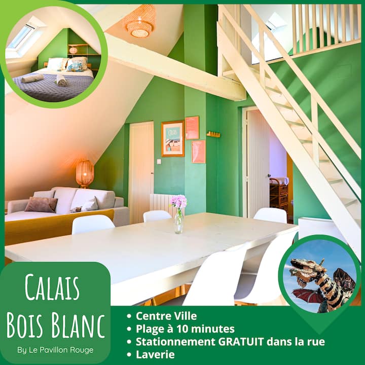 Appartement Cocon 4/6 Personnes - Centre Ville - - ibis Styles Calais Centre