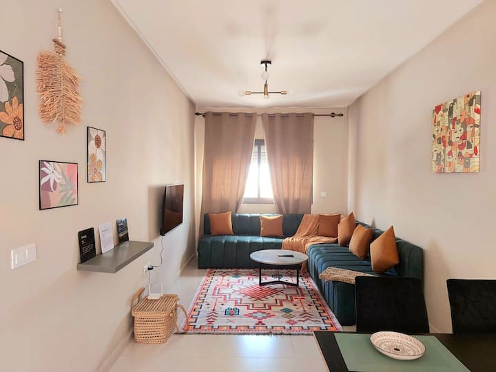 Family 2 Bedrooms Apartment - Nouaceur