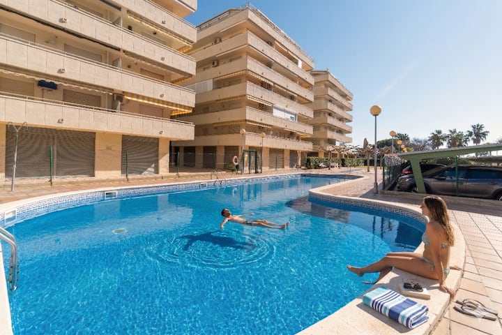 La Pineda | Playa 1min | Piscine | Terrasse | Ac - La Pineda