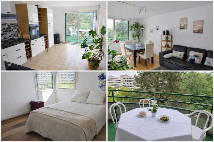 Entre Ville & Nature Séjour Idéal à Massy Tgv/rer - Palaiseau