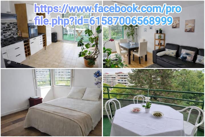 Entre Ville & Nature Séjour Idéal à Massy Tgv/rer - Massy