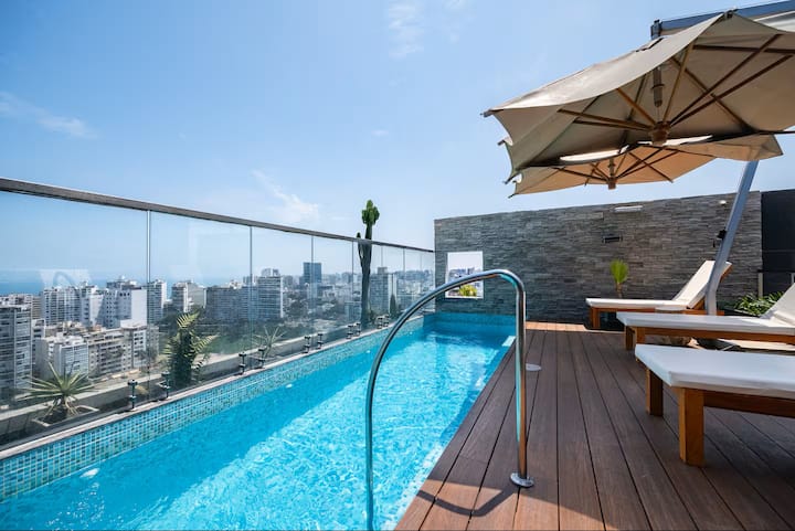 Stylish 1br | Pool & Gym | Near Miraflores - Lima