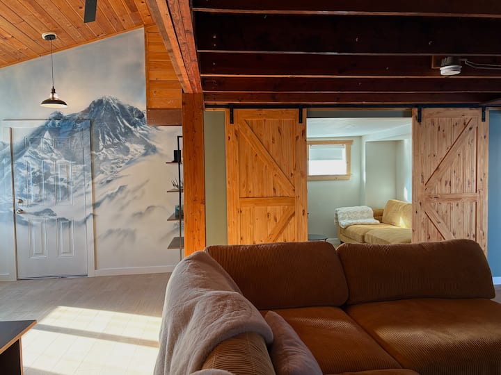 Red Powder House With Foosball Table - Rossland
