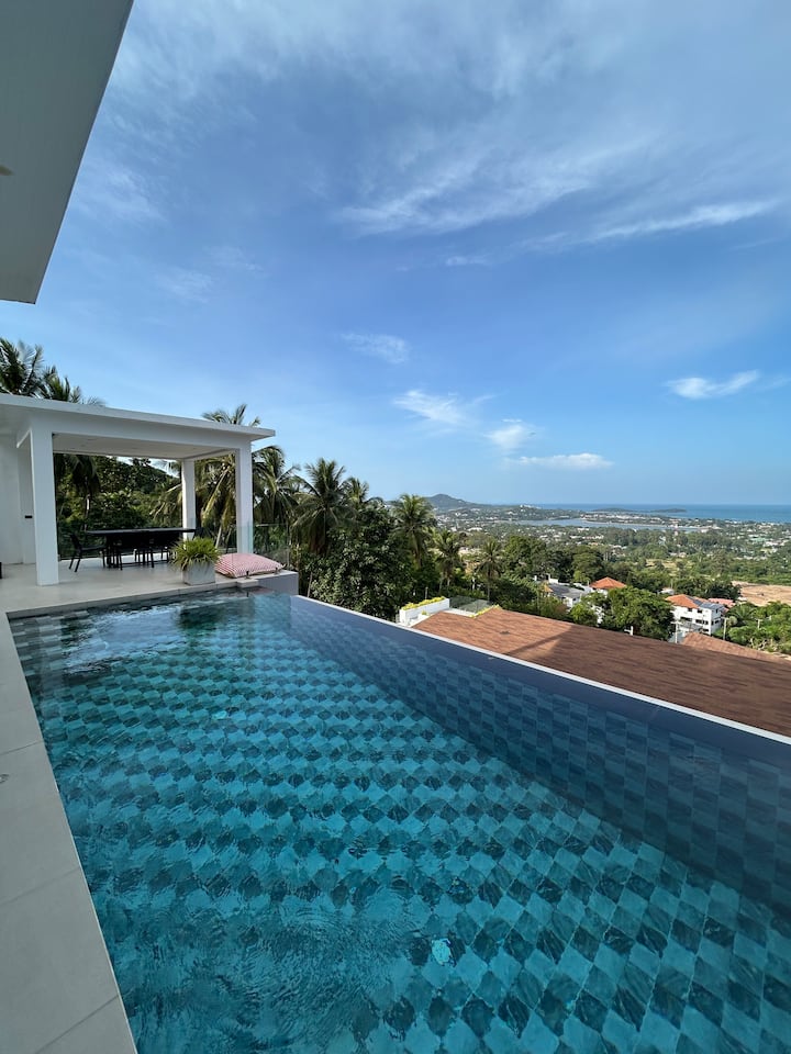 Peppermint Sea View Villa 3 Br - Ko Samui