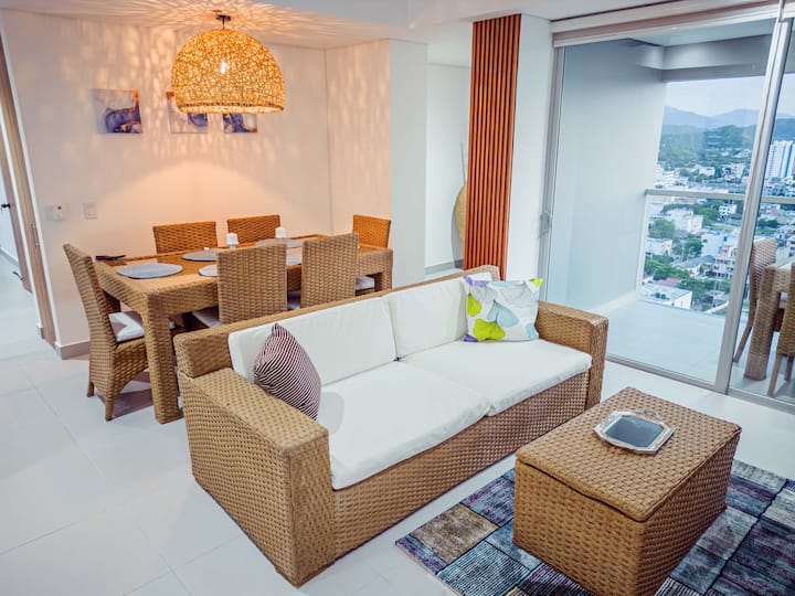 Apto ÁMbar Roca Rodadero - Santa Marta