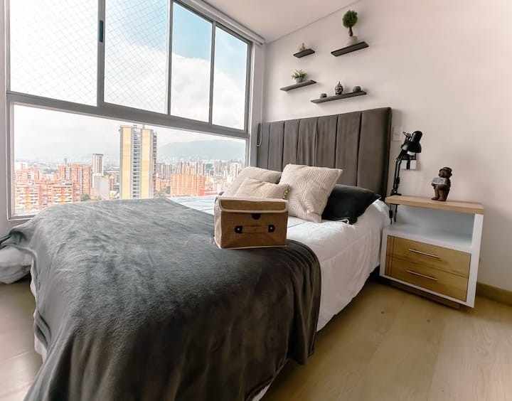 1br Apt Con Ducha Inteligente Y Turco En Medellín - Itagüí