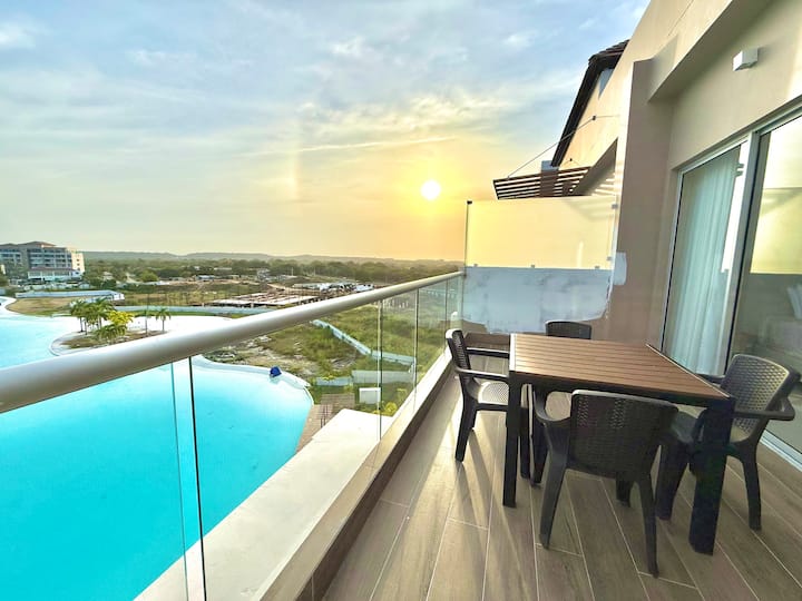 Lujoso Penthouse En Baia Kristal K1 6e - Bolivar