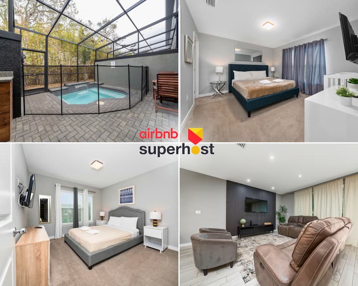 4bd Paradise W/ Pool & Bbq - Near Disney Fun! - Kissimmee, FL