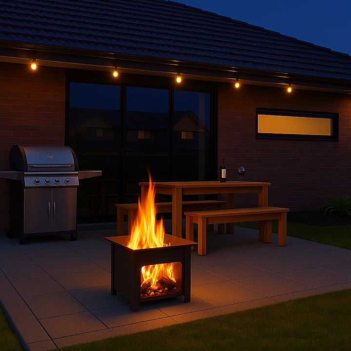 Family Home,game Zone& Outdoor Fireplace Sleeps 10 - New Plymouth