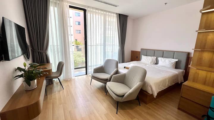 Welcome Phúc An | Large Balcony | Nice View | 1 Br - Da Nang