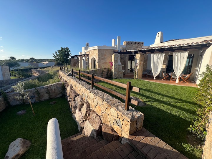 Domo Mea, Villa Con Giardini E Solarium Vista Mare - Alghero