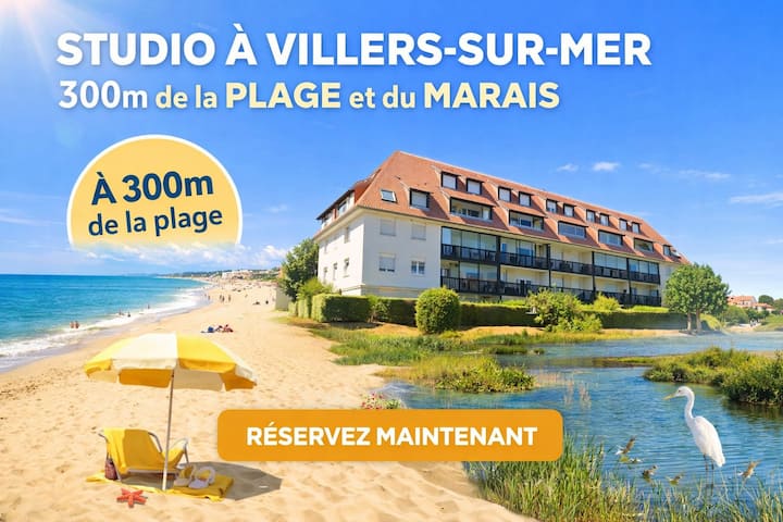 Joli Studio à 300m Plage & Marais – Calme Assuré - Benerville-sur-Mer