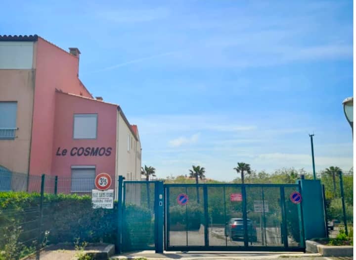T2/40m2 Grande Entrée, Clim + Parking Fermé, Mole - Hérault