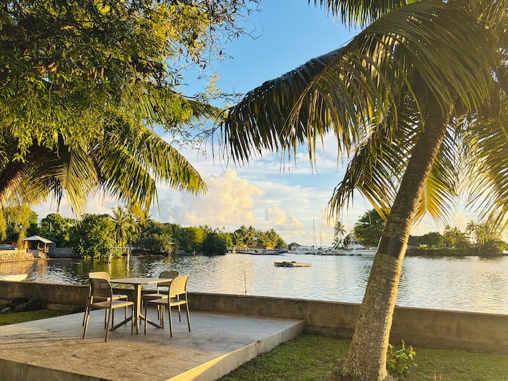 Villa Mara'a - Grande Maison En Bord De Mer - 法屬玻里尼西亞