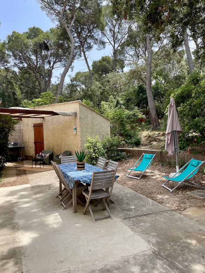 Maison Au Calme, Jardin Ombragé - Six-Fours-les-Plages