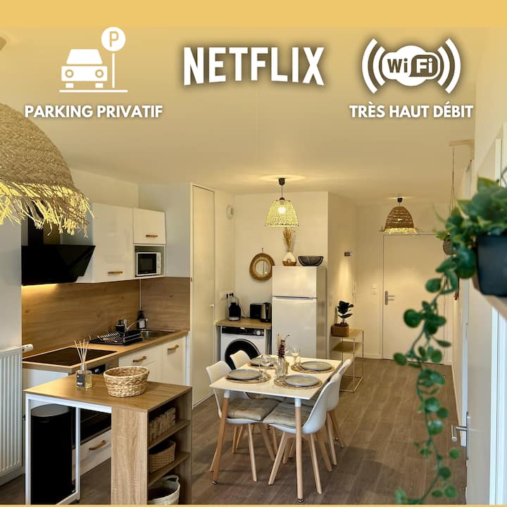 Le Cocon, Proche Centre-ville - Balcon - Parking - Chartres