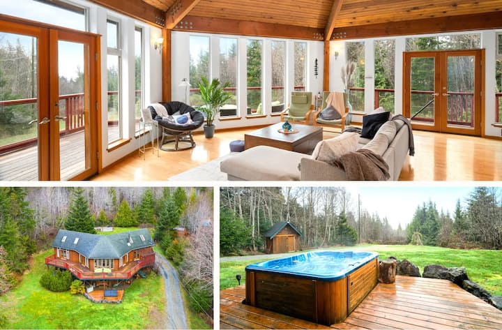 Cedar Coast Lodge — French Beach Retreat + Hot Tub - Vancouver Island