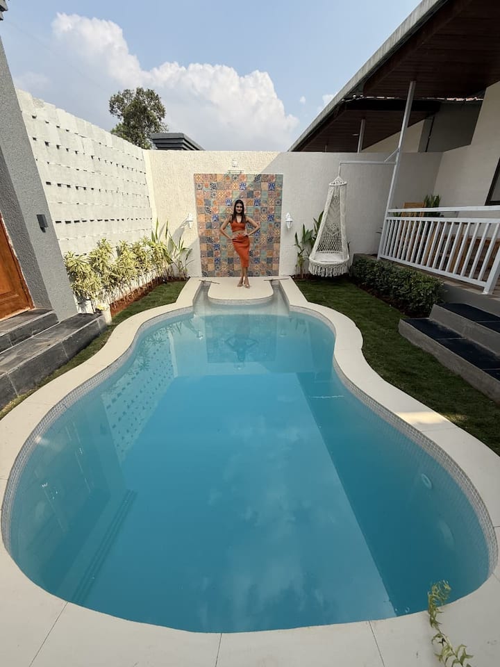 Harmony Cottage With Private Pool In Karjat - Karjat