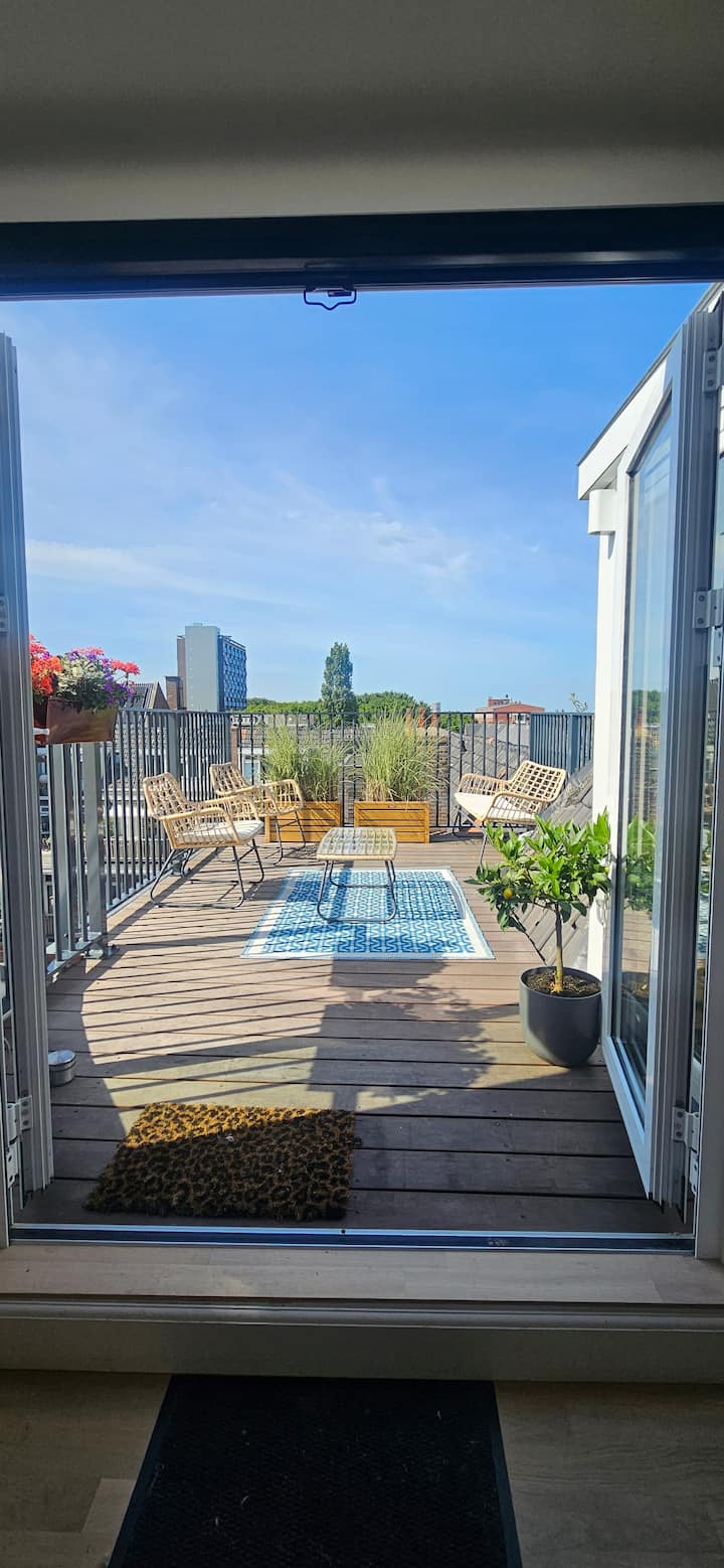 New Luxury Penthouse By Vondelpark | Rooftop - Amsterdam