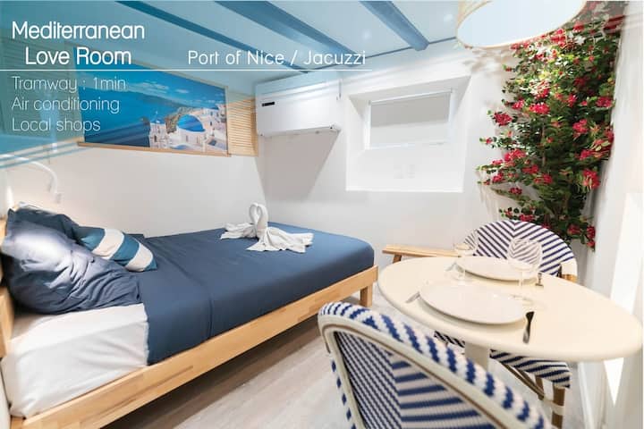 Mediterranean Studio · One-person Jacuzzi - Nice
