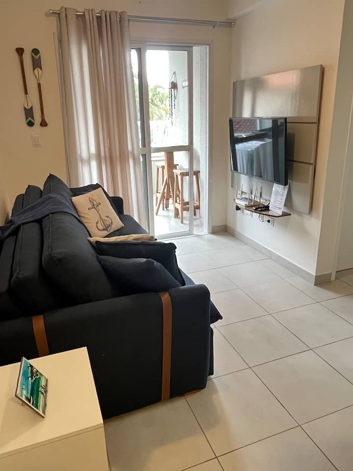 Apto Novo, Aconchegante E Completo. Bem Localizado - Ubatuba