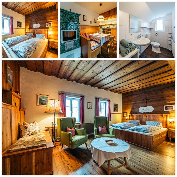 Sieglgut Schnitzler Apartment | Kitchen | Parking - Altaussee