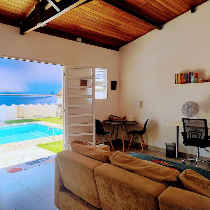 Casa De Hóspedes Com Piscina Privativa! - Campinas