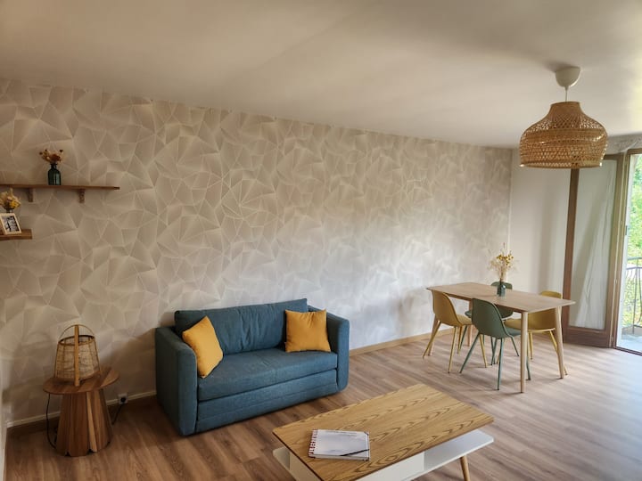 Cocon Calme 50m2-  Vue Montagne Proche Commodités - Albertville
